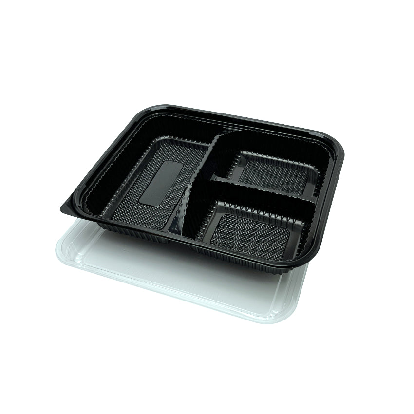 3 Compartment Takeaway Japanese Bento Box – Zeta Pack